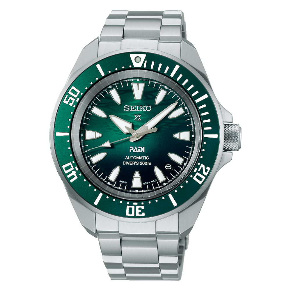 Seiko - Seiko PROSPEX PADI automatic herreur i stål med grøn skive - M ...