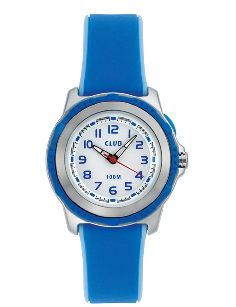 CLUB - DRENGE UR MED BLÅ REM - 10 ATM - Model: A47104-1S0A – guldsmed ...