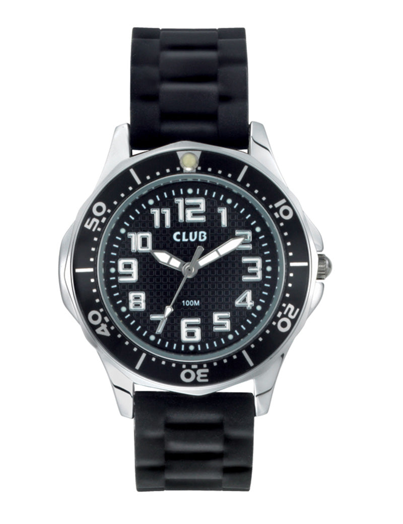 CLUB - DRENGE UR - MED SORT REM - 10 ATM - Model: A65177S5A – guldsmed ...